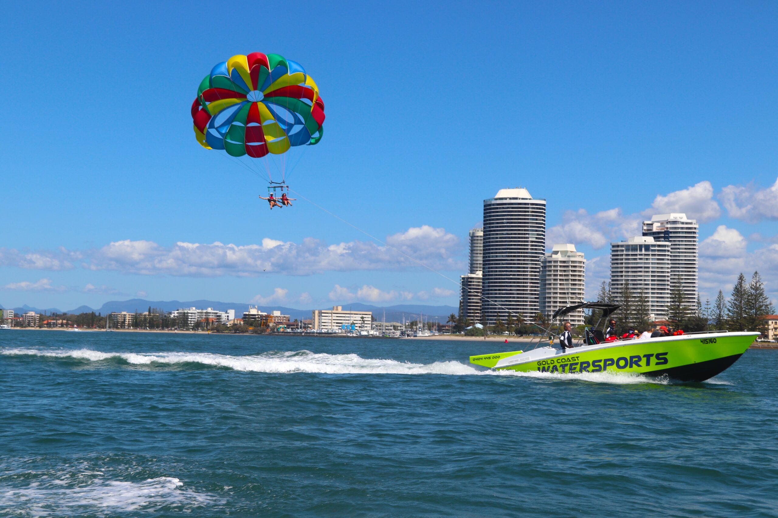 How long does Parasail go for on the Gold Coast - Gold Coast Watersports